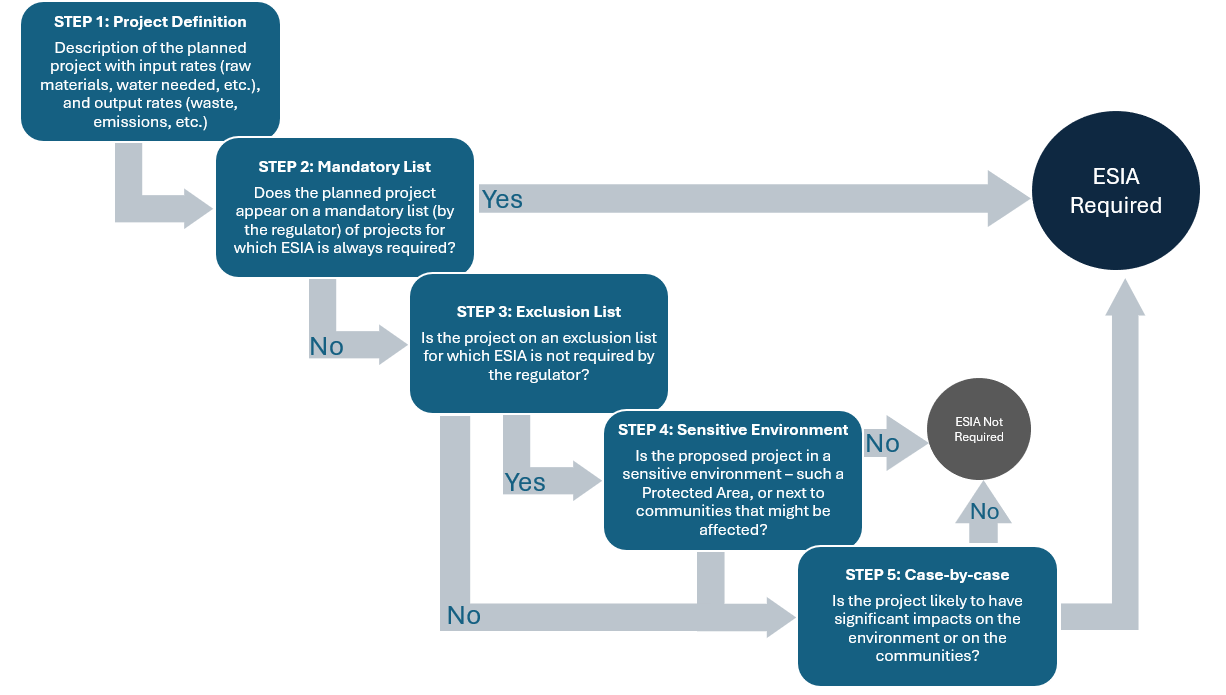 ESIA: the Screening phase – The Environment Consultant